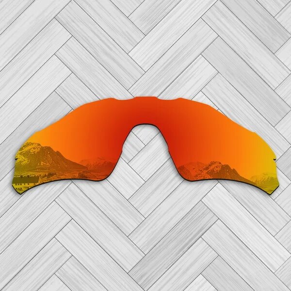 Линзы Oakley Radar EV Path Fire Red Mirror, оранжевый