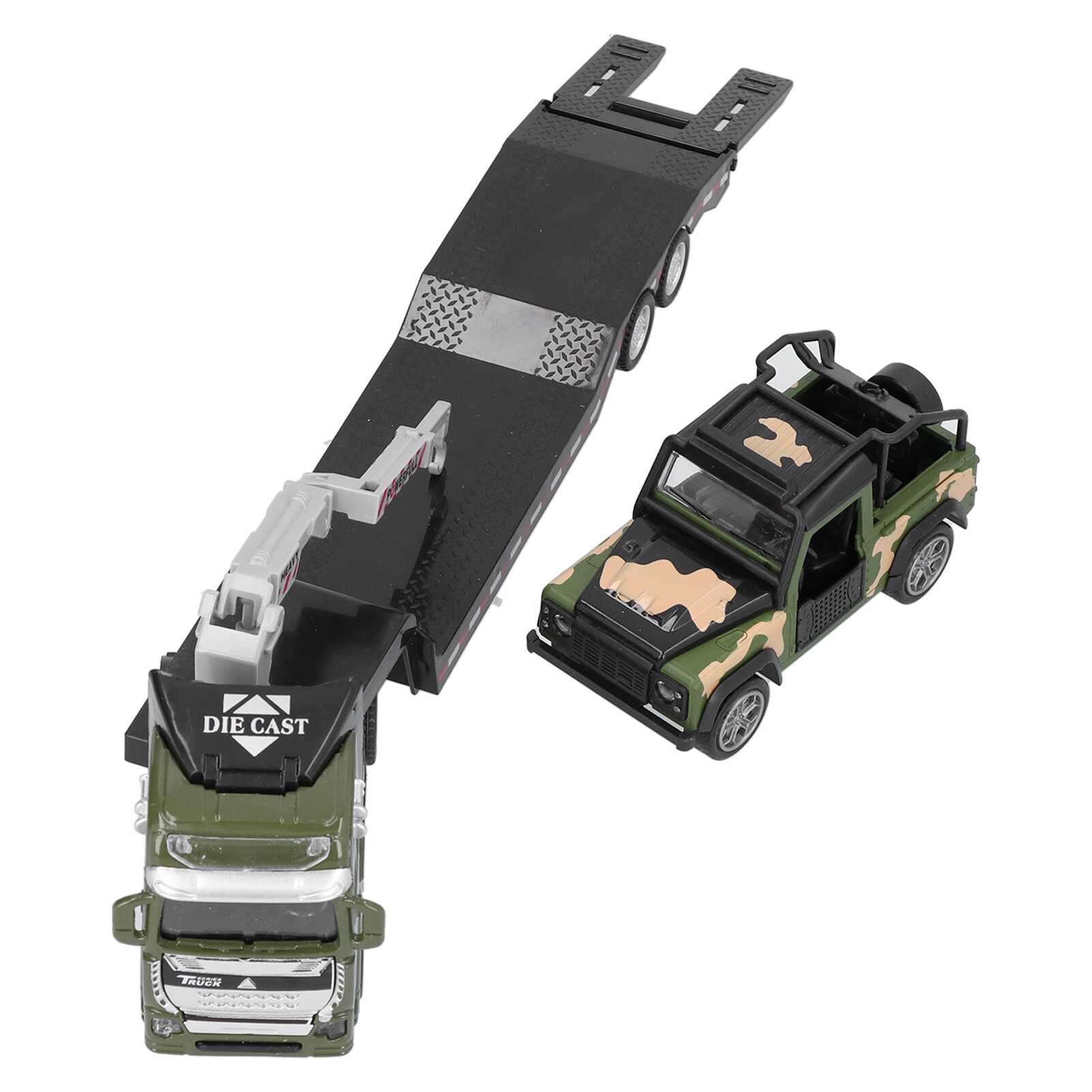 Симуляция Offroad Car военные грузовики модели игру игрушки Set автомобиль для детей для детей (военный зеленый)