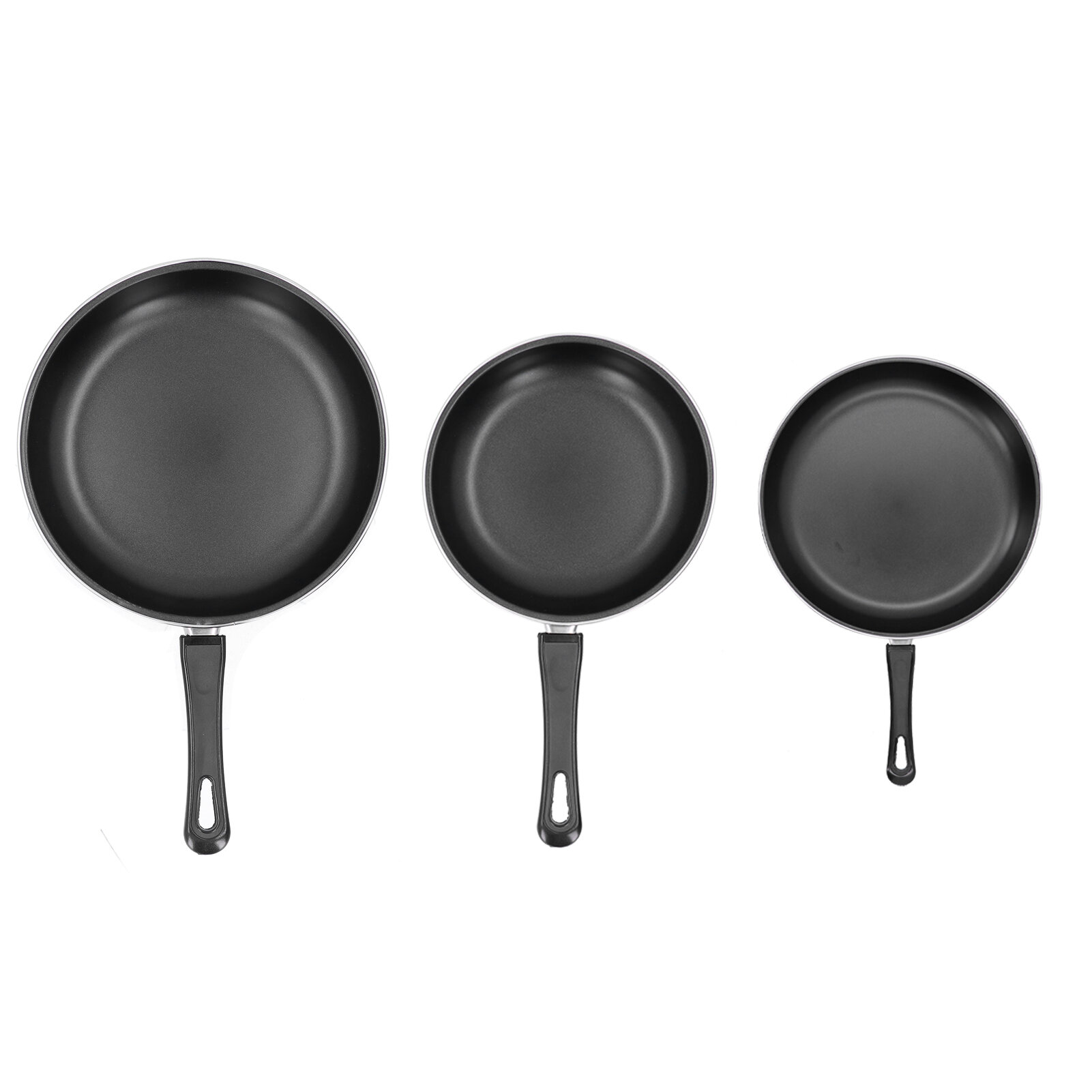3pcs Frying Pan Set Mini Mini Nonypleck Pan Сводная посуда для индукционной плиты газовой плиты