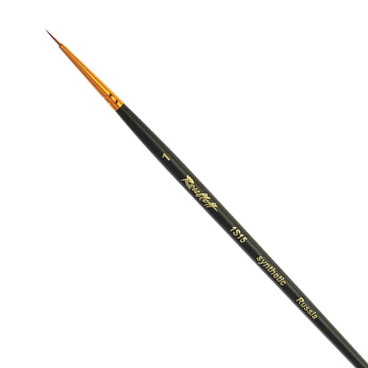 Кисть художественная Roubloff синтетика, под колонок, круглая, № 1, короткая ручка (ЖS1-01,05Ж)