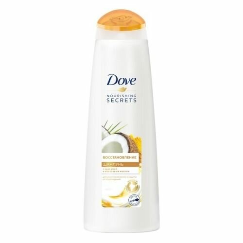 Шампунь Dove Nourishing Secrets, Восстановление, с куркумой и кокосовым маслом, 380 мл (67812815)