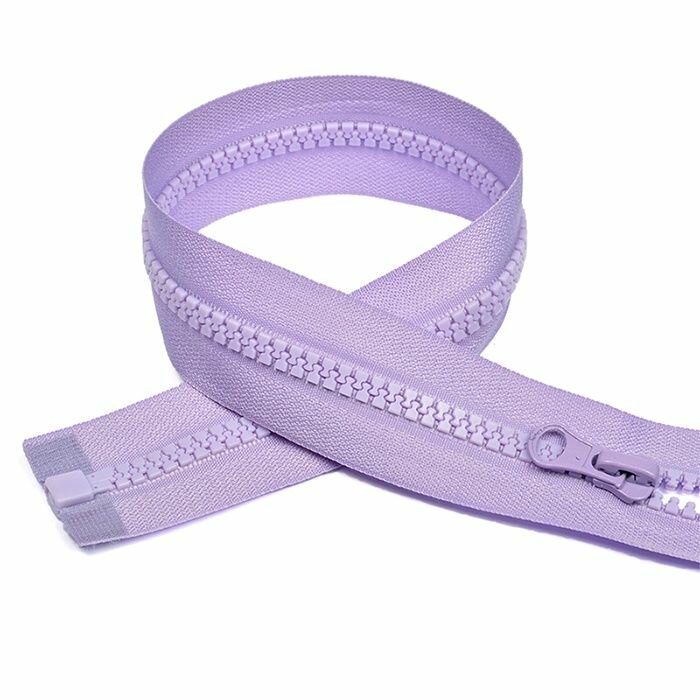Молния MaxZipper трактор №5 1 замок с усиленными звеньями, 50 см, цвет F166 лавандовый, 10 шт