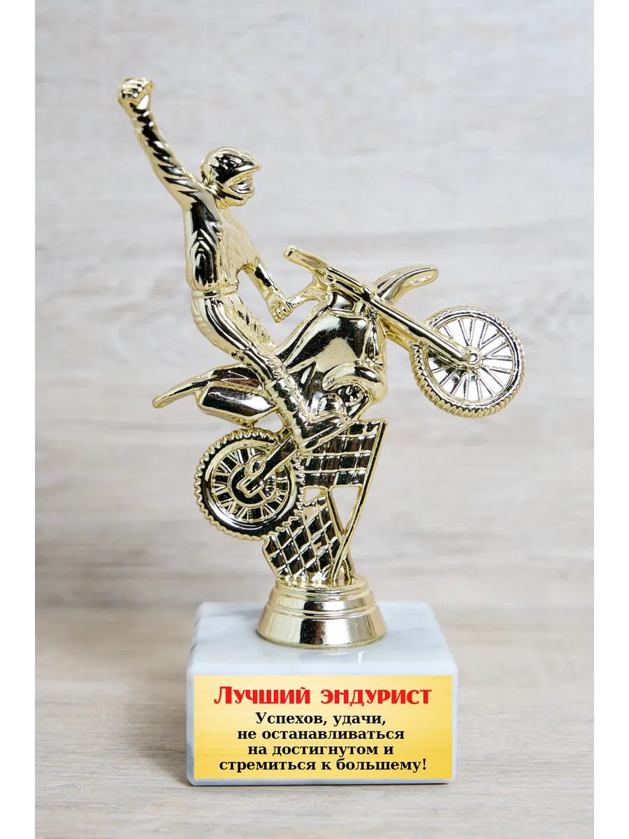Статуэтка "Мотогонщик" Лучший эндурист