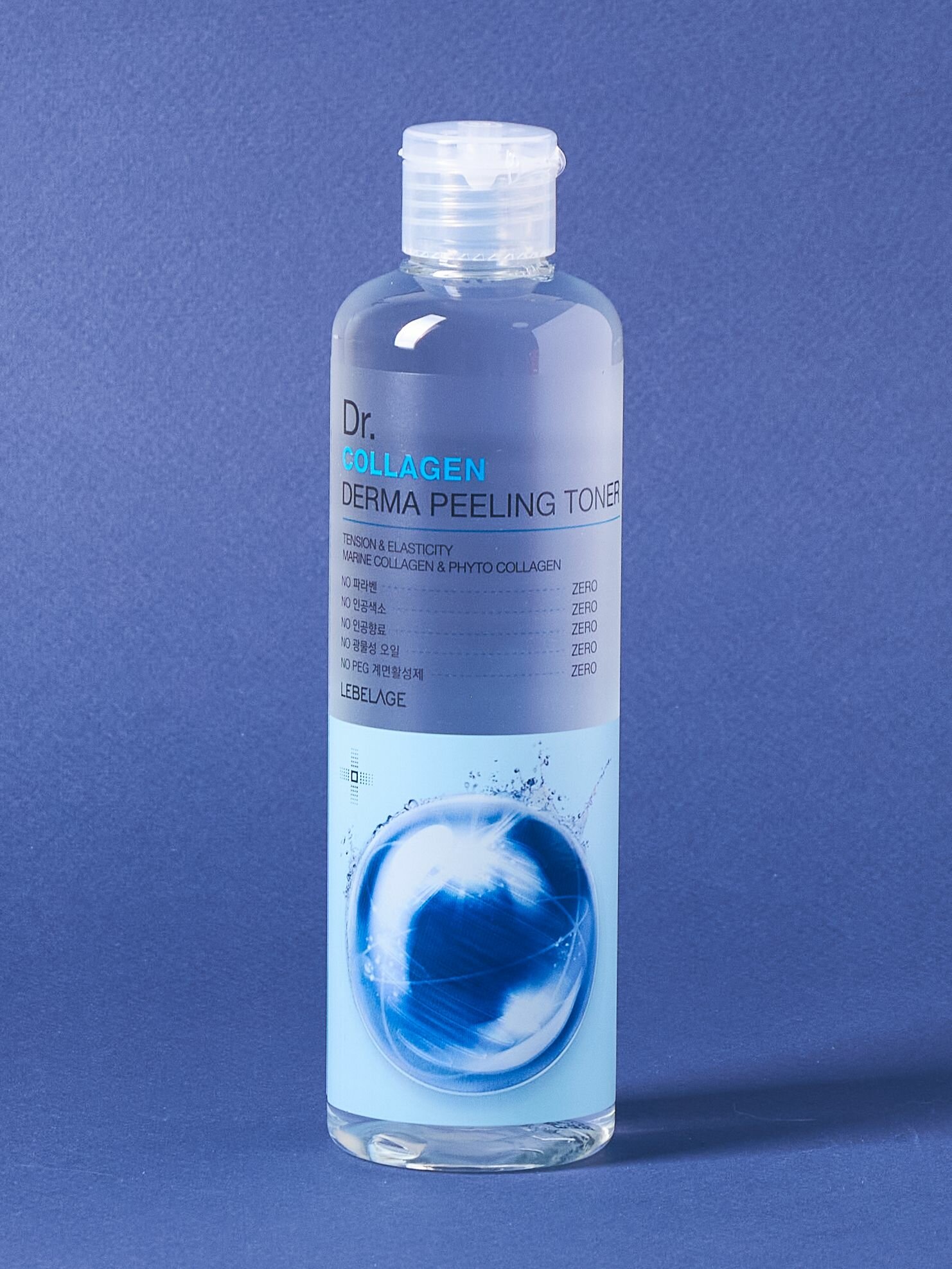 Lebelage Отшелушивающий тонер с коллагеном 310мл Dr. Collagen Derma Peeling Toner