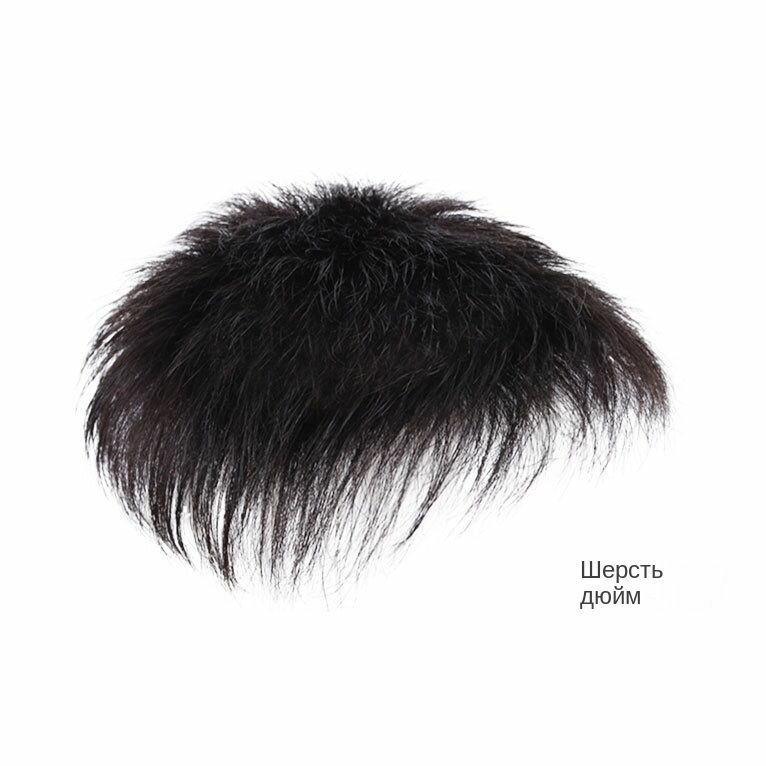 Парик мужской из настоящих волос 13*18-Общий размер