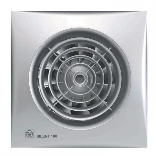 Вентилятор вытяжной Soler&palau Soler & Palau SILENT-100 CZ SILVER 12V (12V 50HZ)