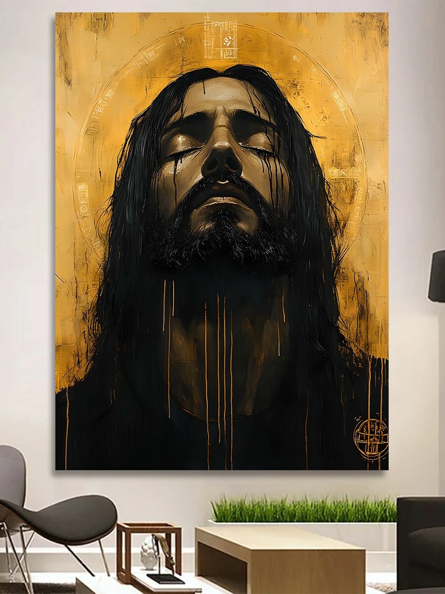 Иисус христос / картина, картины с изображением святых, 40х60 см.