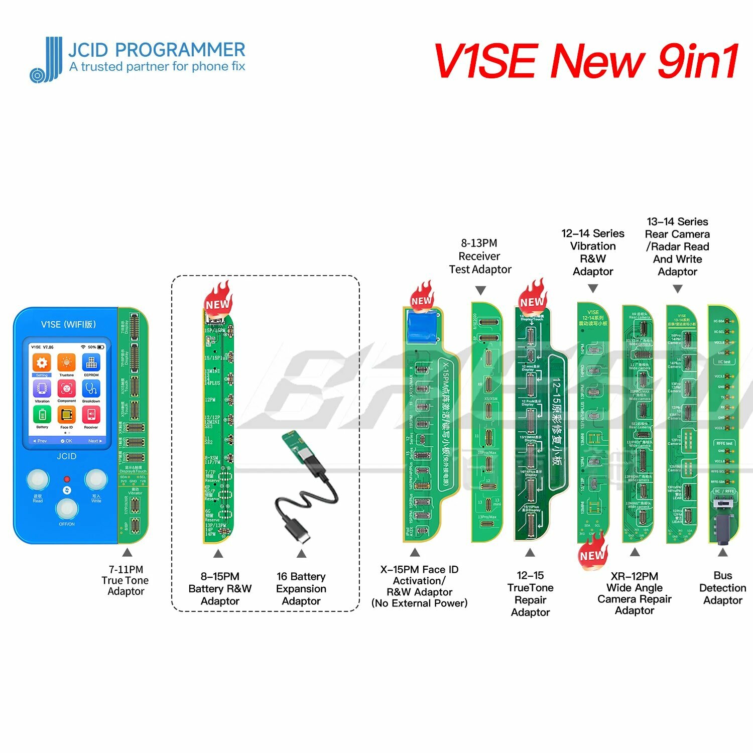 JC V1SE программатор для iPhone 11-16
