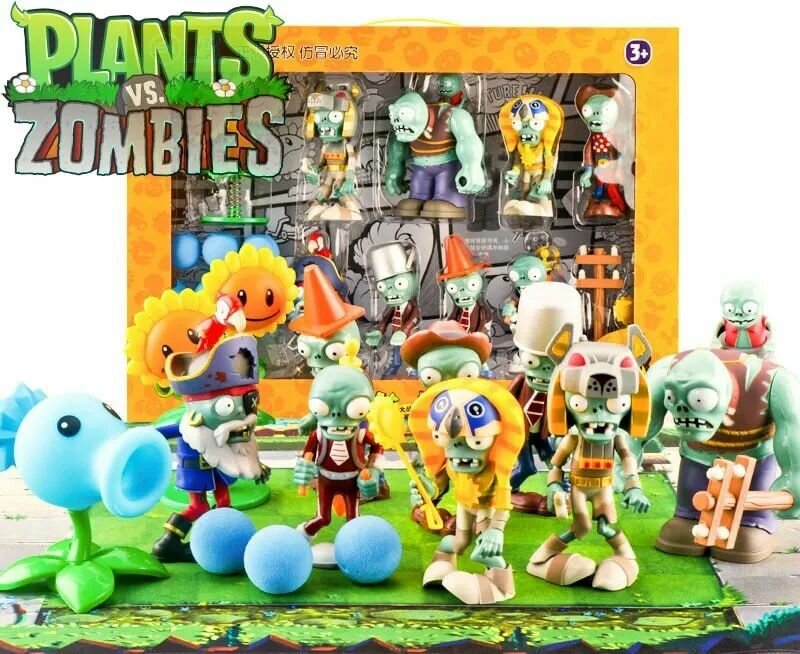 Большой набор Растения против Зомби - Plants vs. Zombies