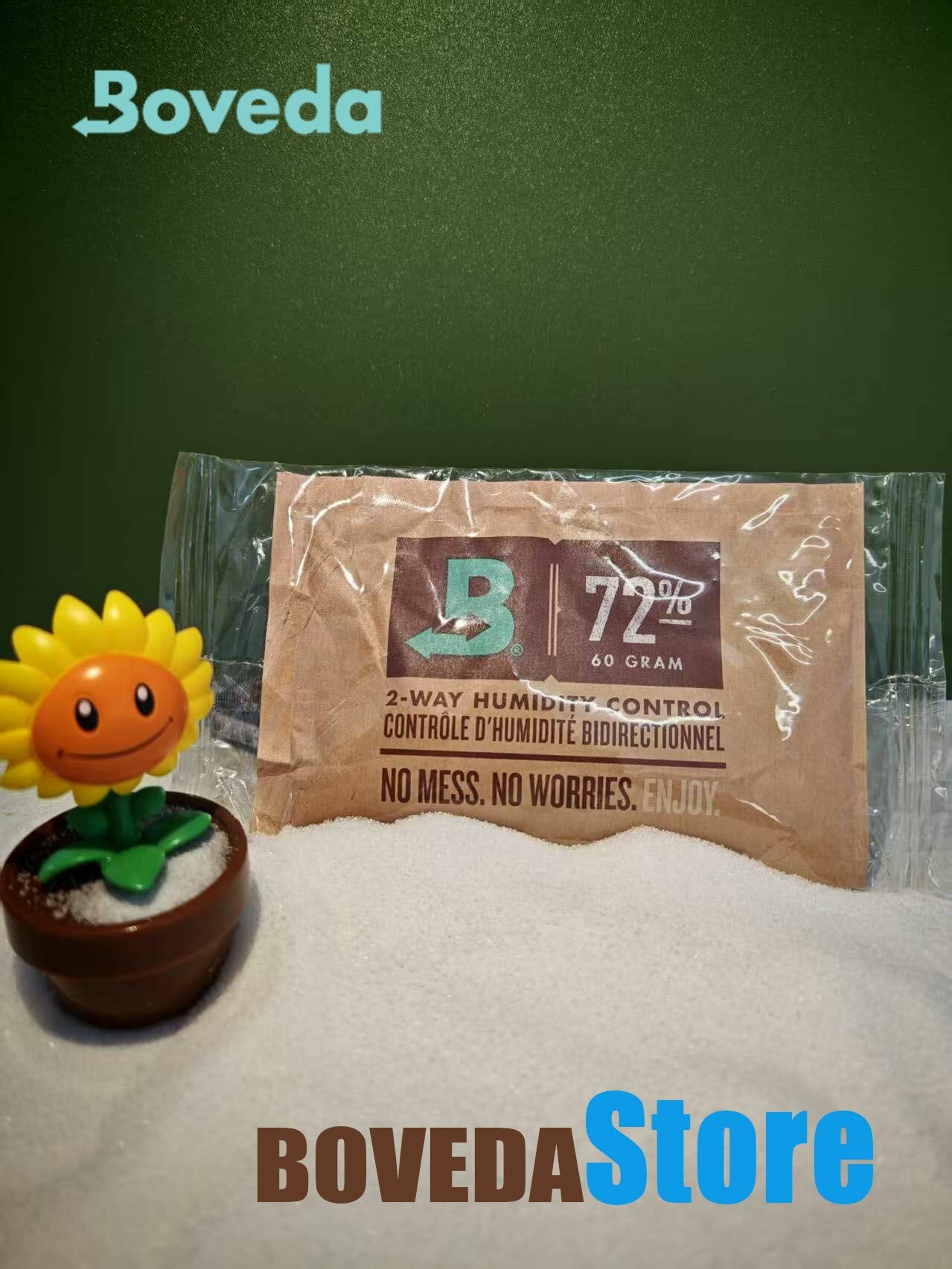 Увлажнитель для хьюмидора Boveda 69% RH, 60 г — регулятор влажности для сигар в герметичных кейсах и тупперадорах