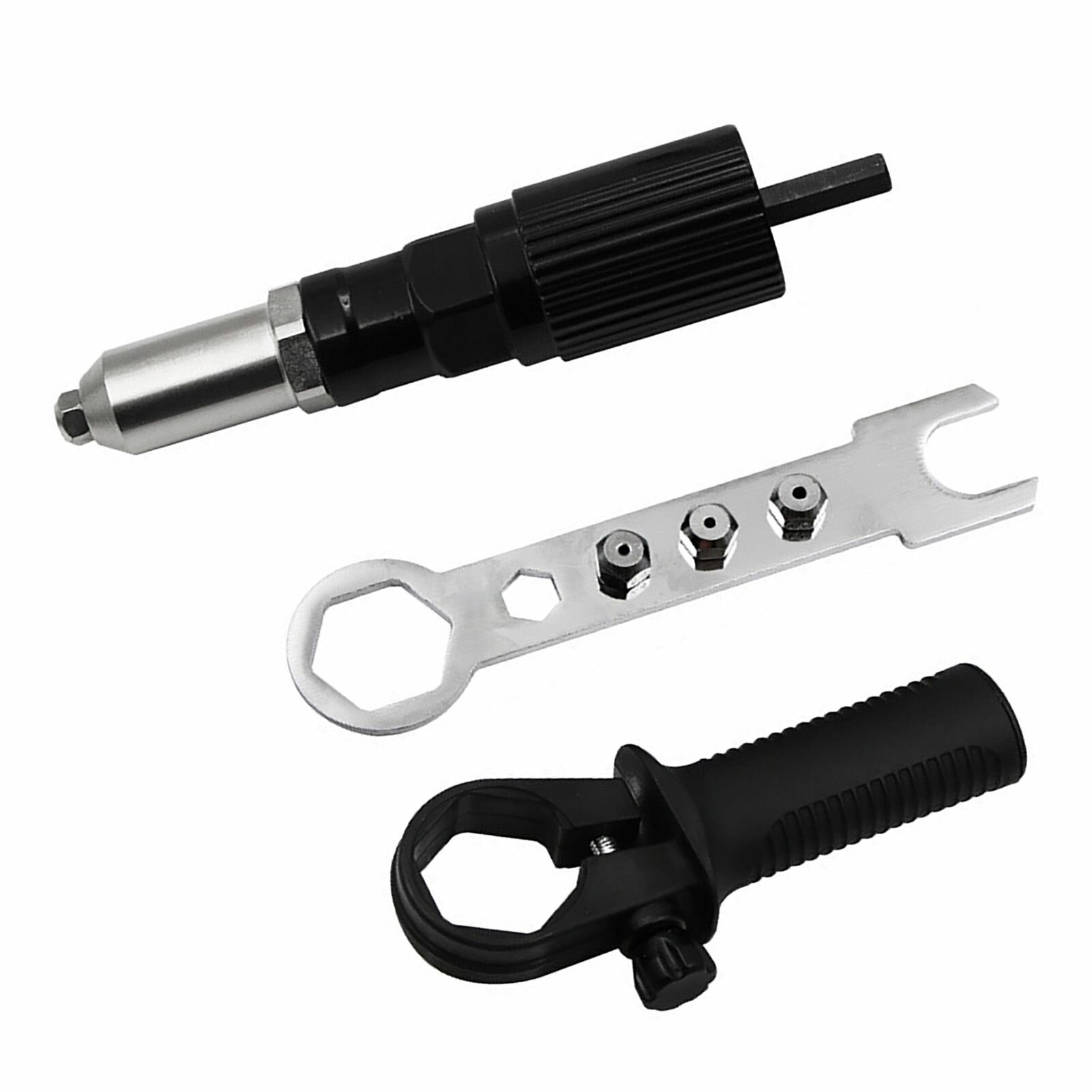 Комплект адаптеров для электрического заклепочника, дрель, заклепочный пистолет, комплект переходников, аксессуары для ручного инструмента, экономящие труд