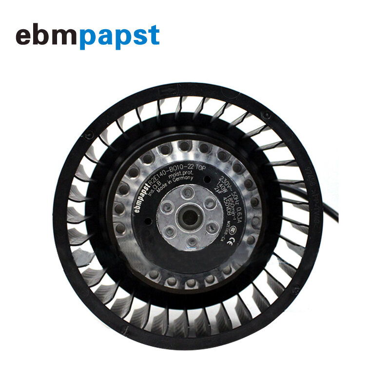 Ebmpapst R2E140-B010-22 AC 230V 0.63A 140W Turbo centrifugal Вентилятор AC 230V 0.63A 140W Axial Вентилятор