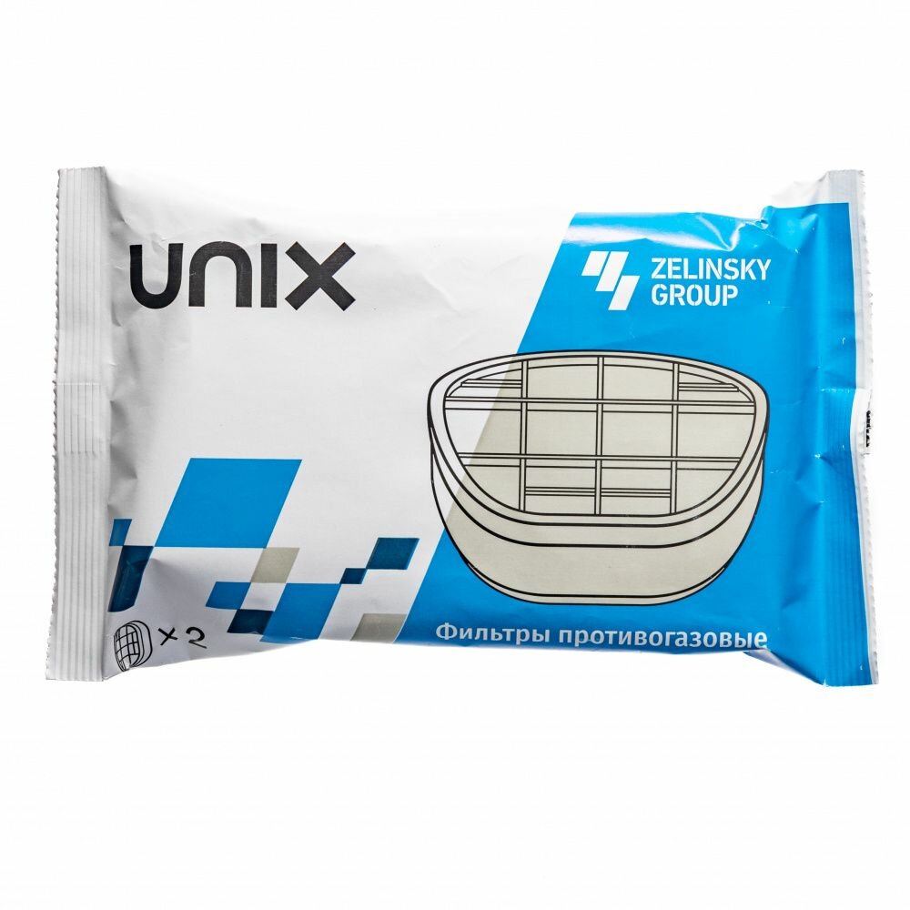 Фильтр противогазовый Unix 501 марки A1 - в упаковке 5 пар (10 шт)