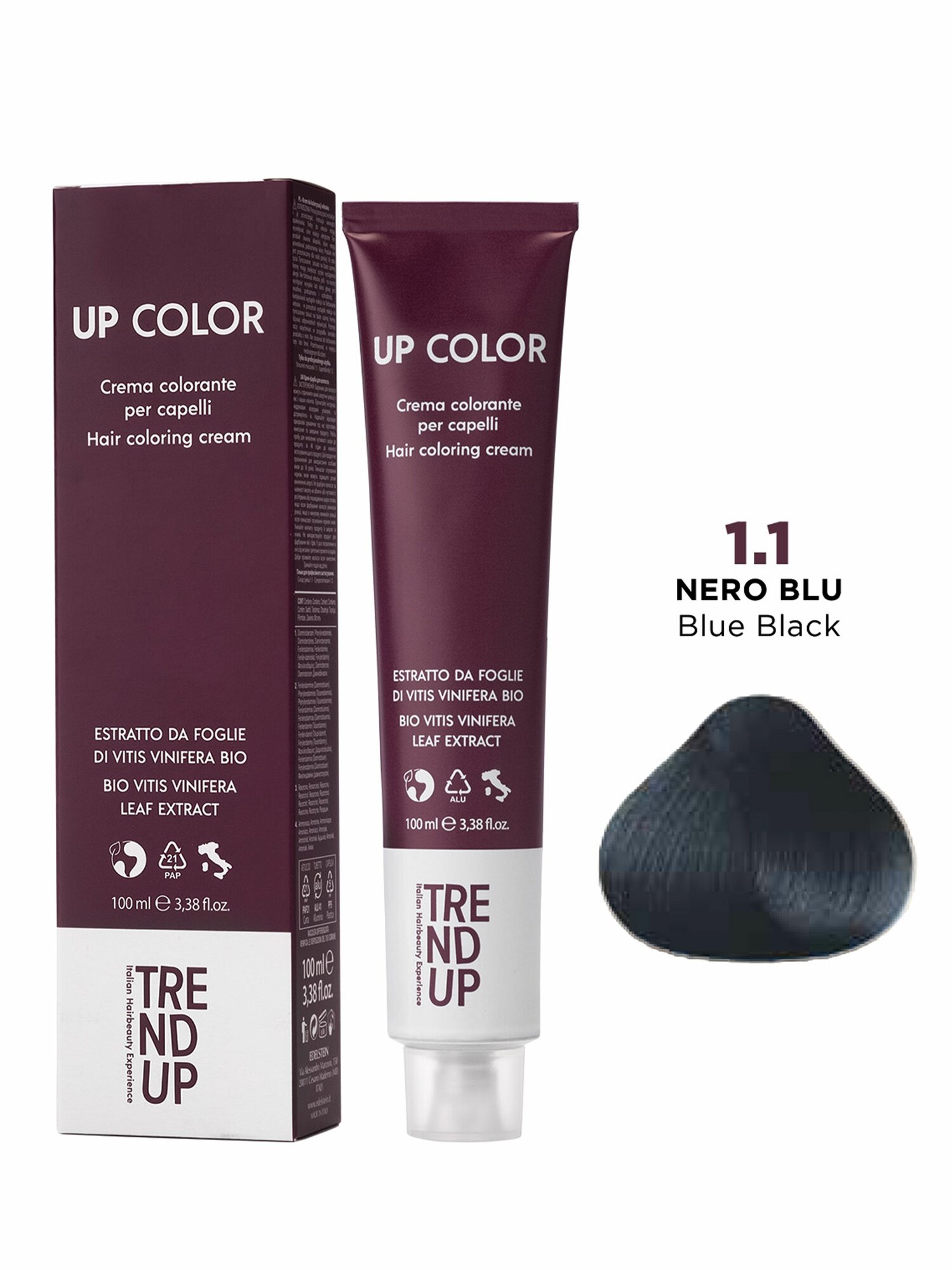 Крем-краска для волос 1.1 Nero Blue Black