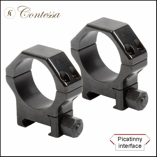 Кольца Contessa На Picatinny D30Мм, Высота Bh 12Мм (Spp02/b) Сталь