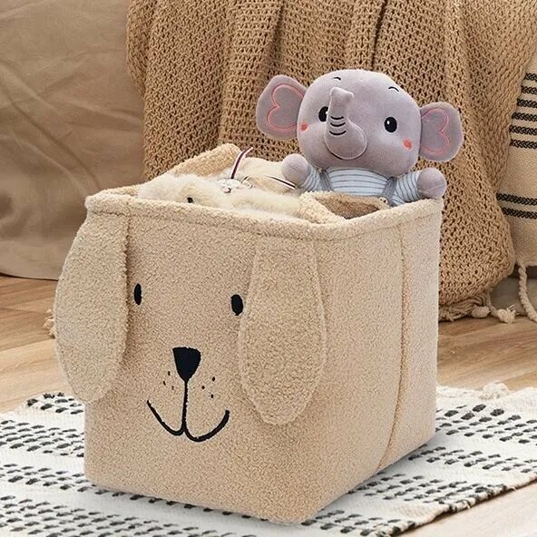 Корзина для игрушек длина 28 см, ширина 28 см, высота28 см, секции: 1 , шт.