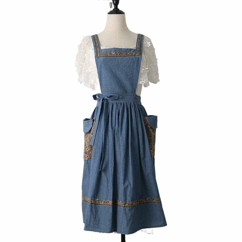 Корейский хлопковый фартук для кухни