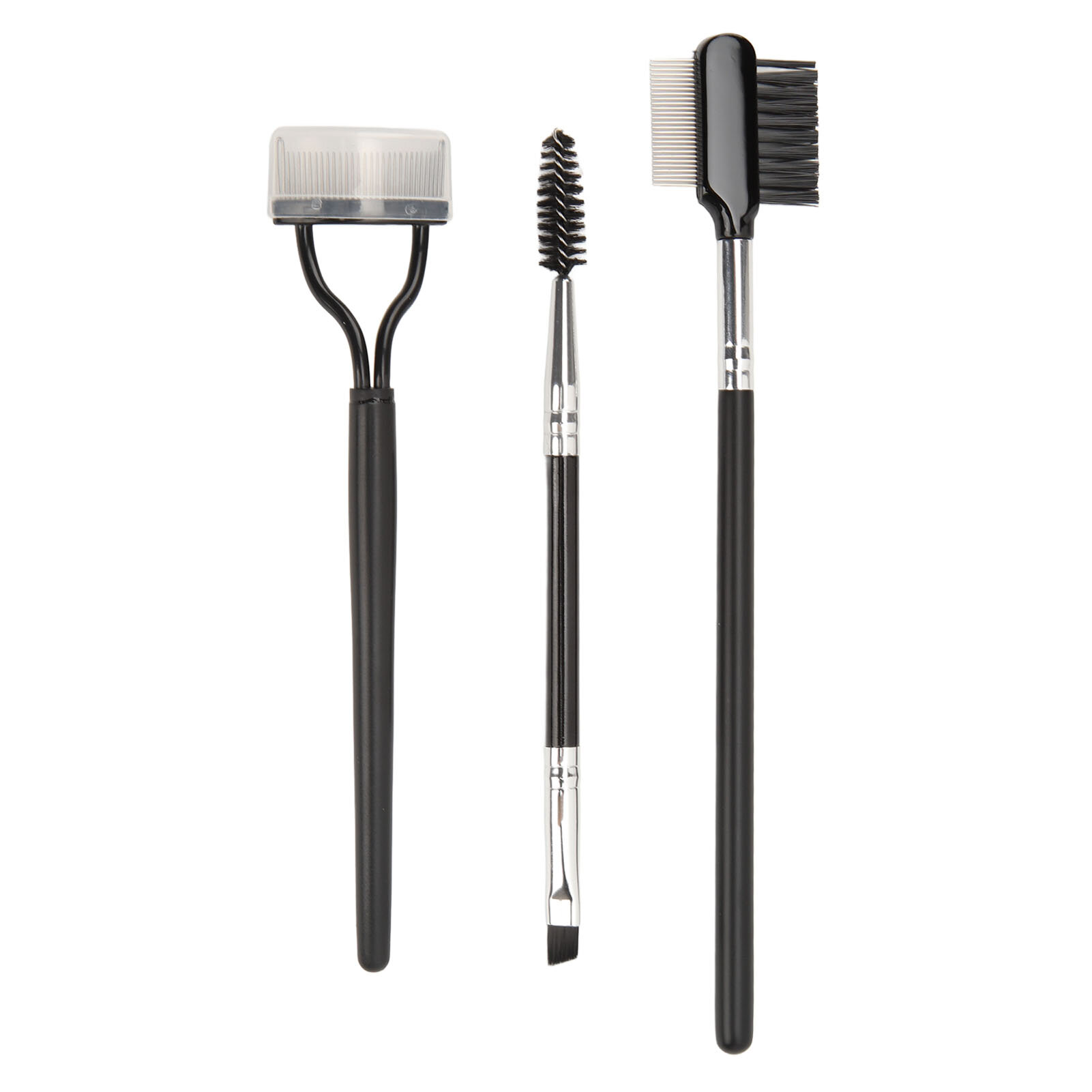3 шт, расческа для ресниц, разделитель ресниц для женщин и девочек, двухсторонняя кисть для бровей, набор кистей для ресниц, косметический инструмент