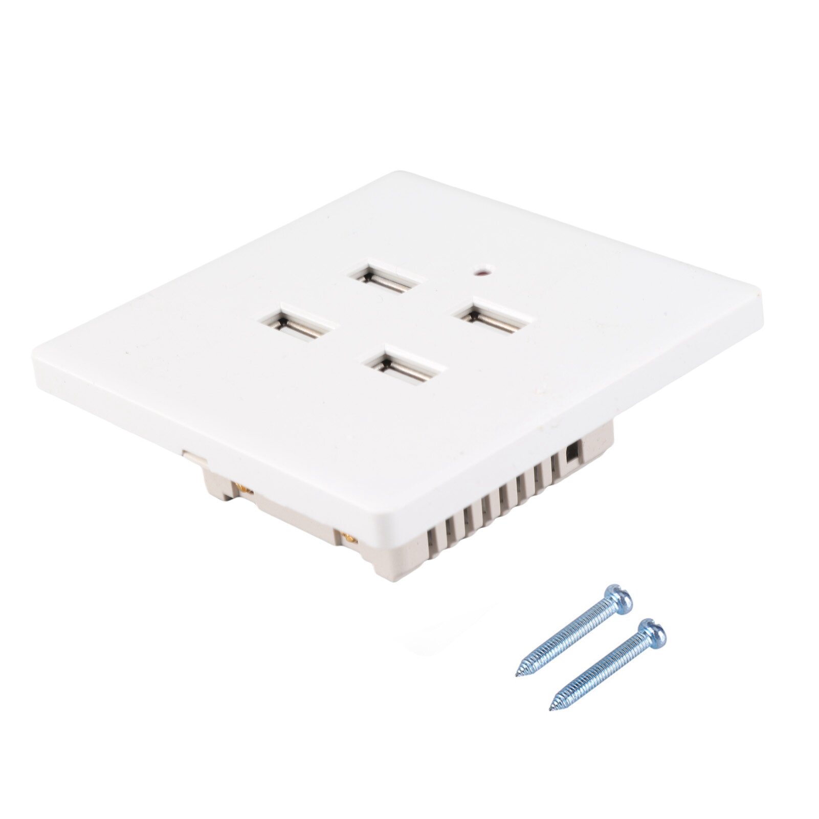 USB Wall Mounted Socket, Coltage&Over-Charge Protection (110~250V) Outlet, DC 5V Office for Home