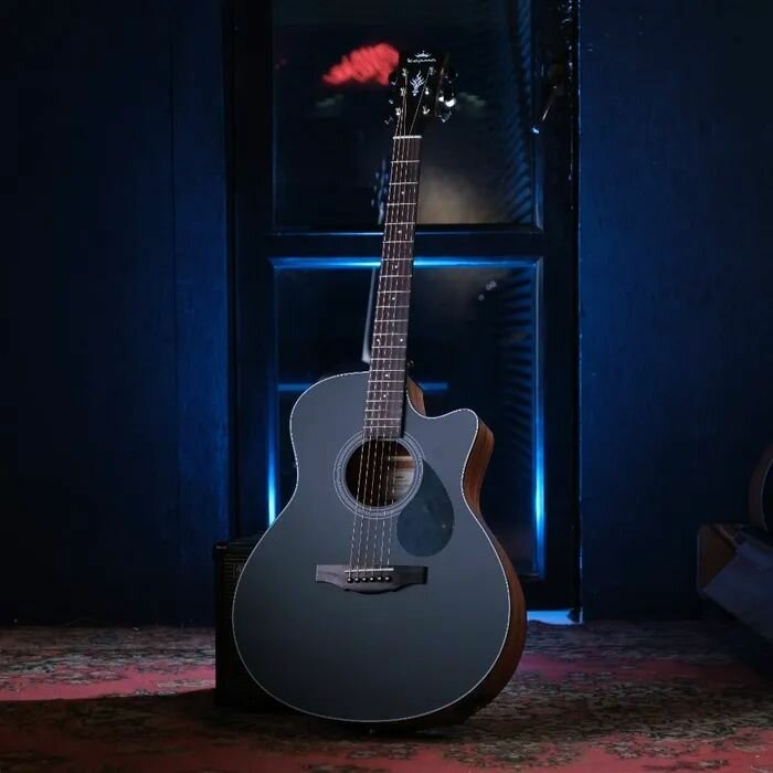 Трансакустическая гитара Kepma EAC-E(черный) / 40 полноразмернаясо К10 звукоснимателями