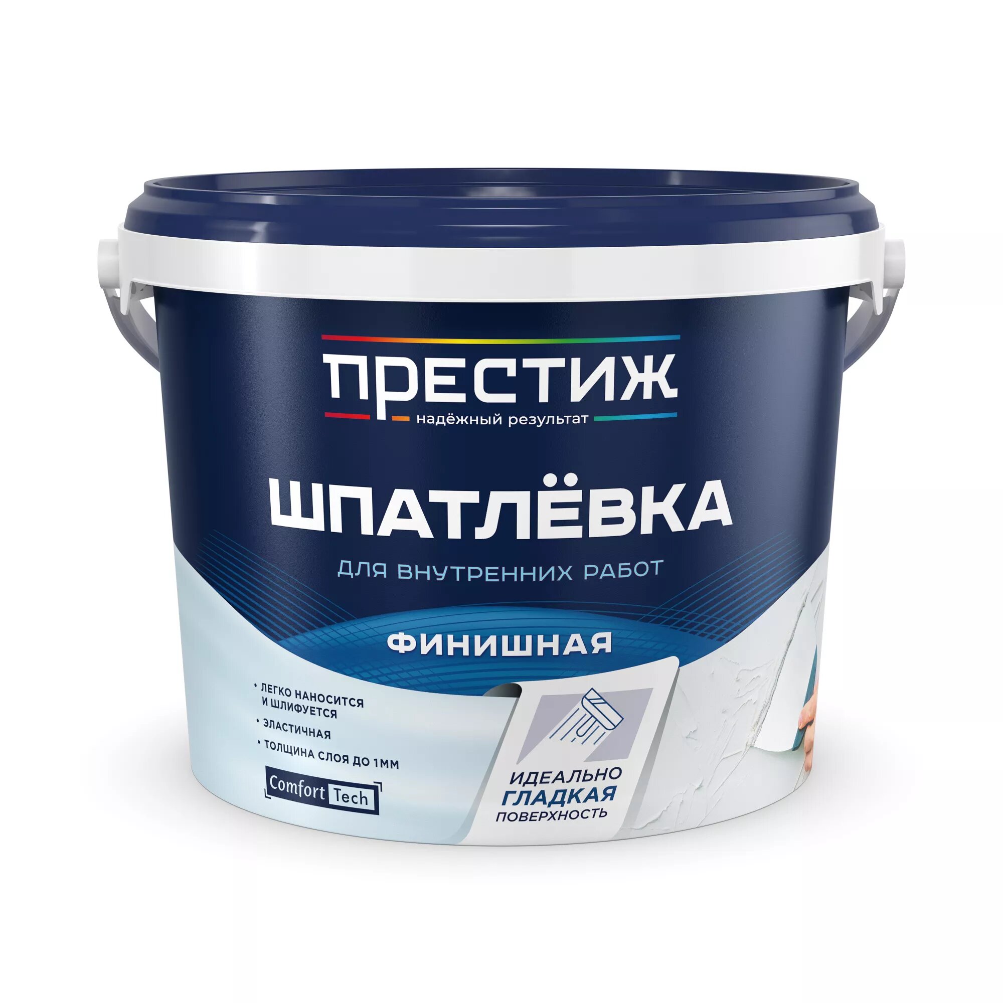 Шпатлевка финишная Престиж, акриловая, 5 кг, для внутренних работ