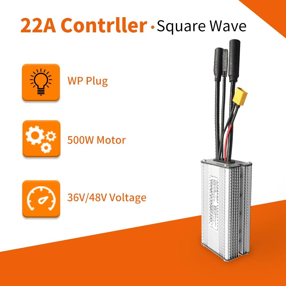 Контроллер KunTeng 22A Squarewave 36/48В