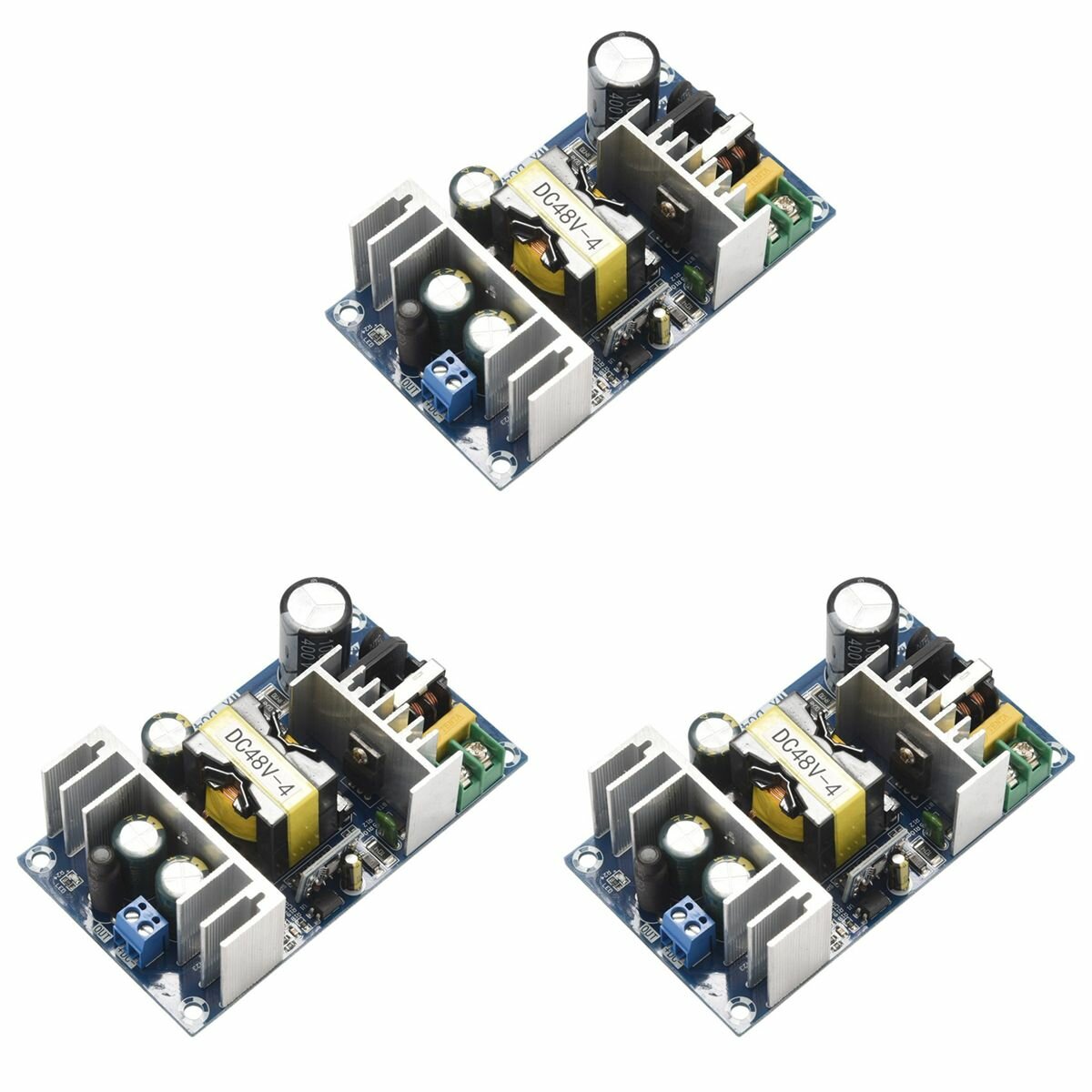 3X преобразователь переменного тока 110 В 220 В в постоянный ток 48 В макс. 4 А 200 Вт, регулируемый трансформатор, импульсный источник питания