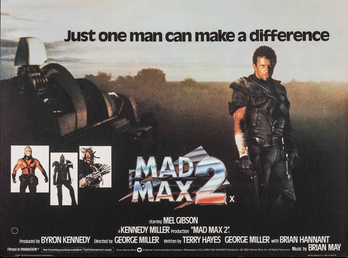 Плакат, постер «Безумный Макс 2: Воин дороги» *Mad Max 2: The Road Warrior***Год 1981** на бумаге, размер 21х30см