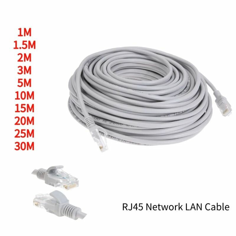 Кабель Ethernet Высокоскоростной интернет-кабель RJ45 Сетевой провод LAN Интернет-кабель Маршрутизатор Компьютерный кабель