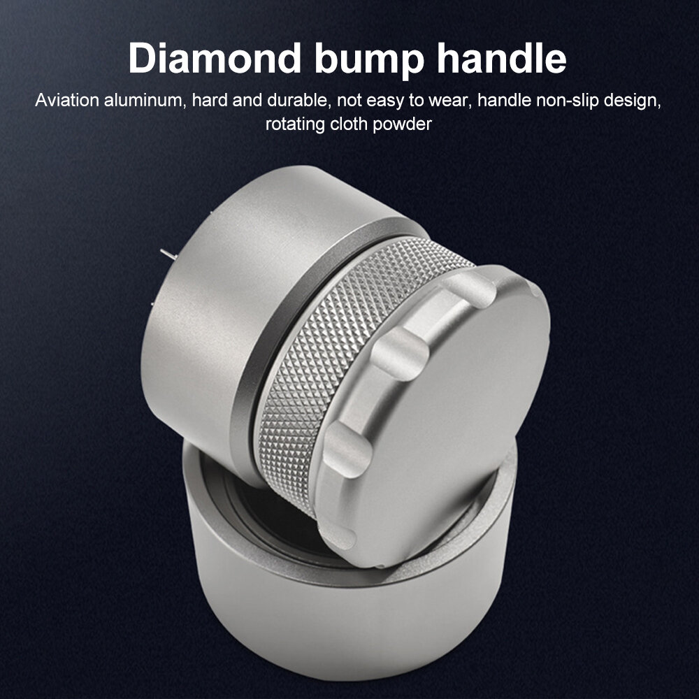 Регулируемый WDT инструмент 53 мм с 22 иглами для равномерного распределения кофе, аксессуары для эспрессо с базой для чистки