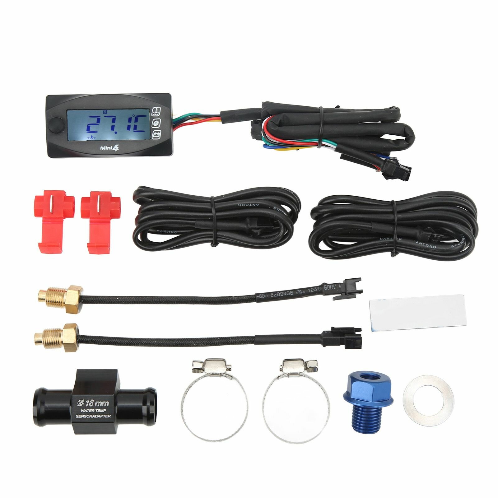 4-в-1 датчик для мотоцикла DC12V, резьба M14x1.25