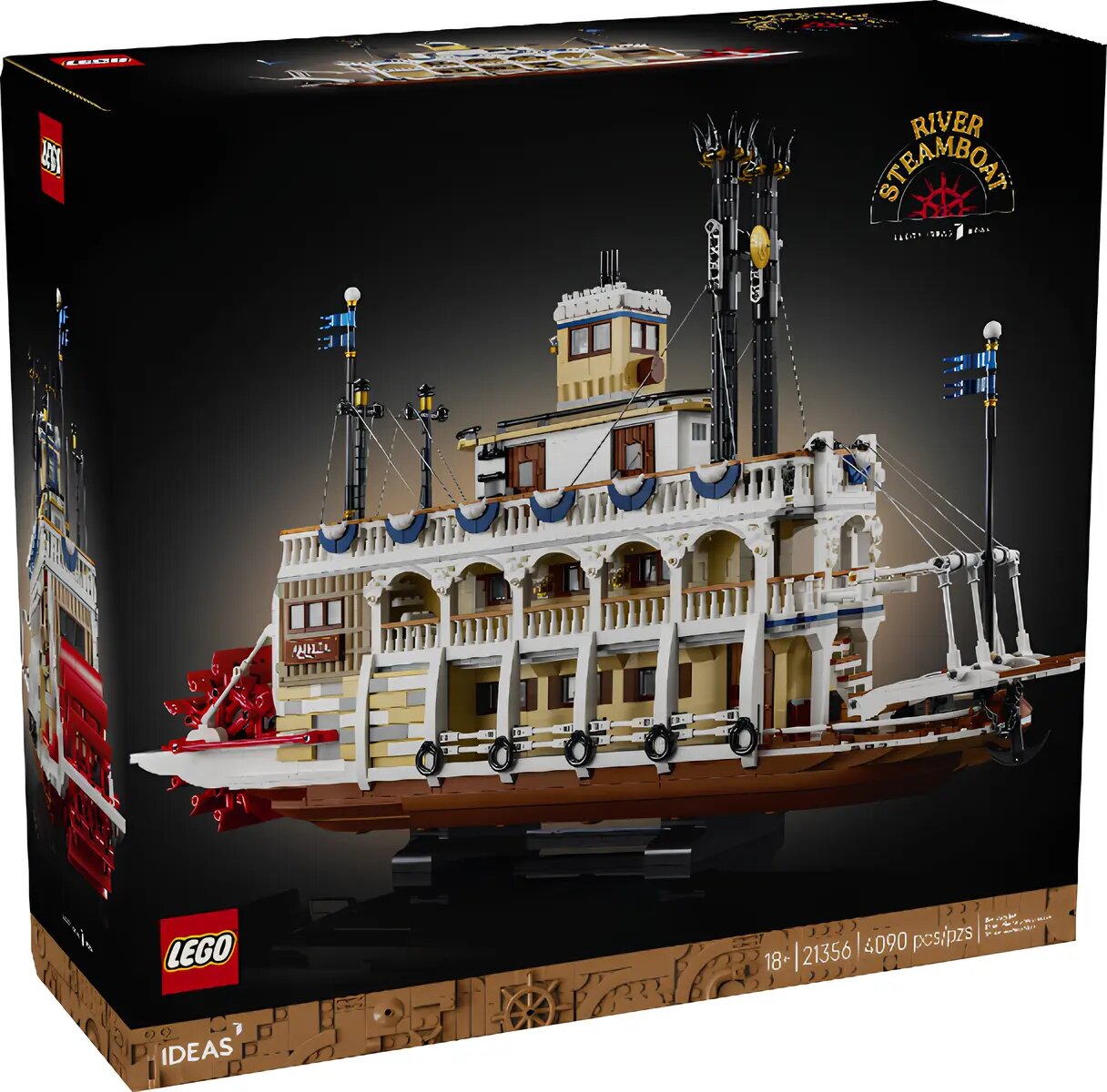 Конструктор LEGO Ideas 21356 Речной пароход - River Steamboat, 4090 дет.