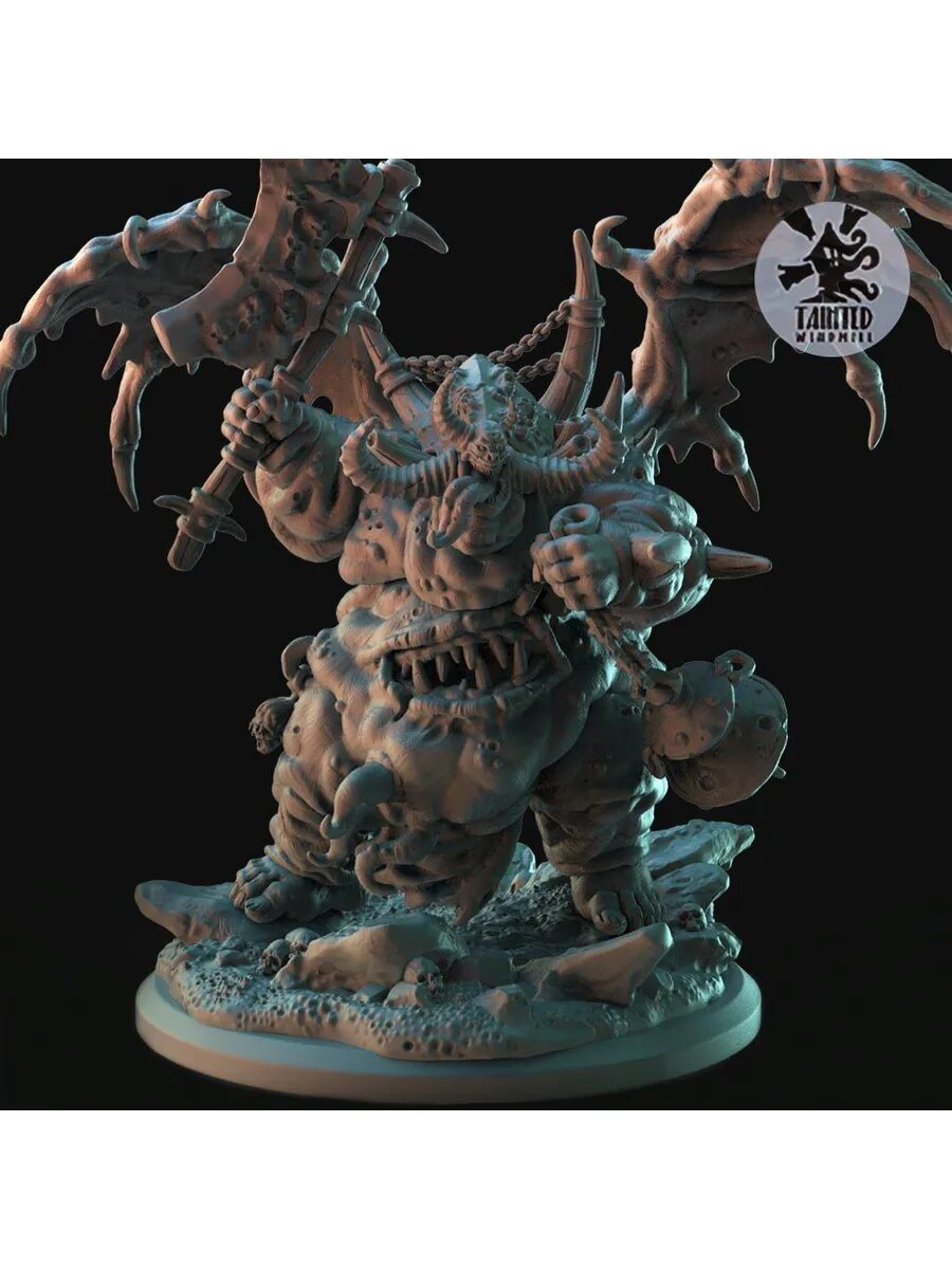 Миниатюра Warhammer 40000 Plague Nurgle Demon-prince