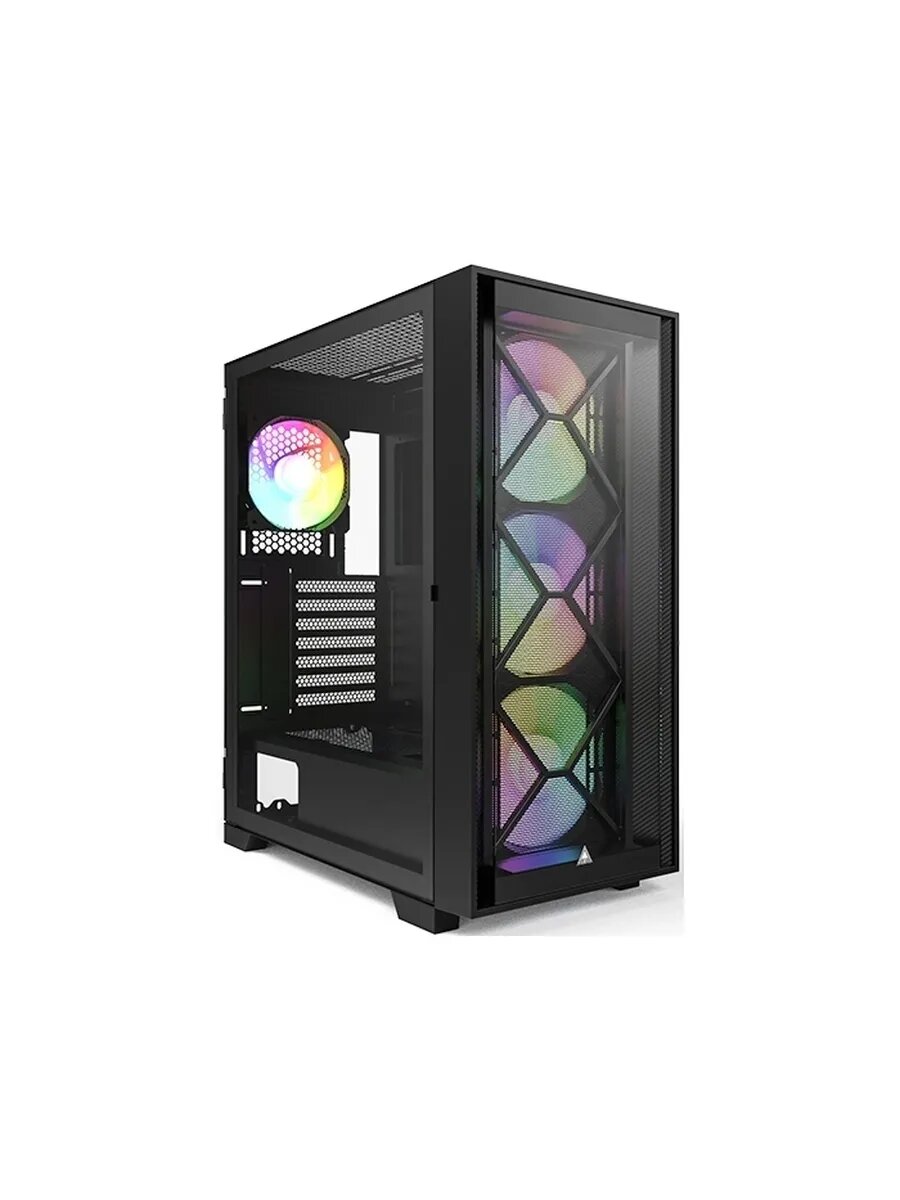 Корпус Air 1000 Premium черный без БП ATX 1x120mm 3x140mm