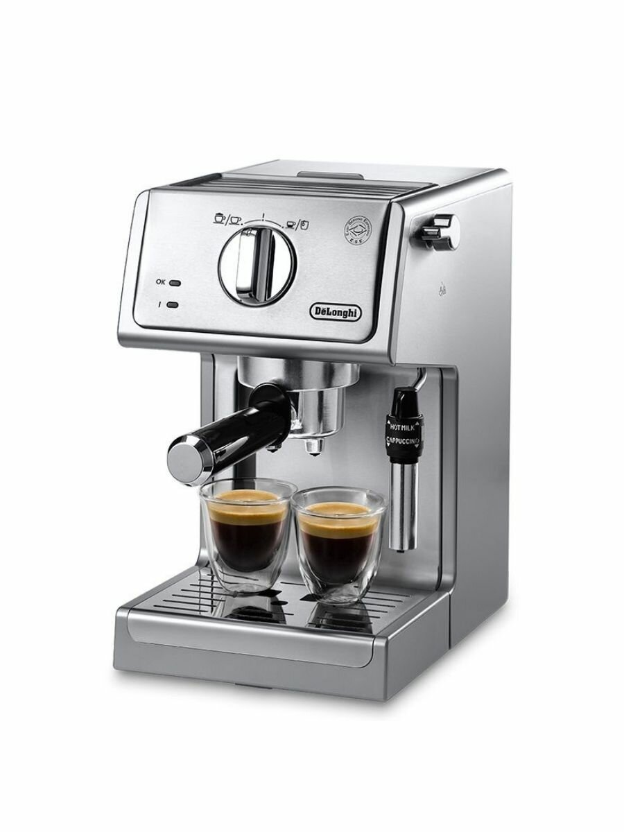 Delonghi ECP36.31 кофемашина автоматическая, Тип насоса высокого давления, Серебро