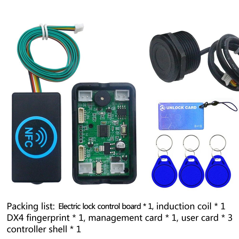 Электронный замок контроля доступа DC3V-15V, DX4 and D301
