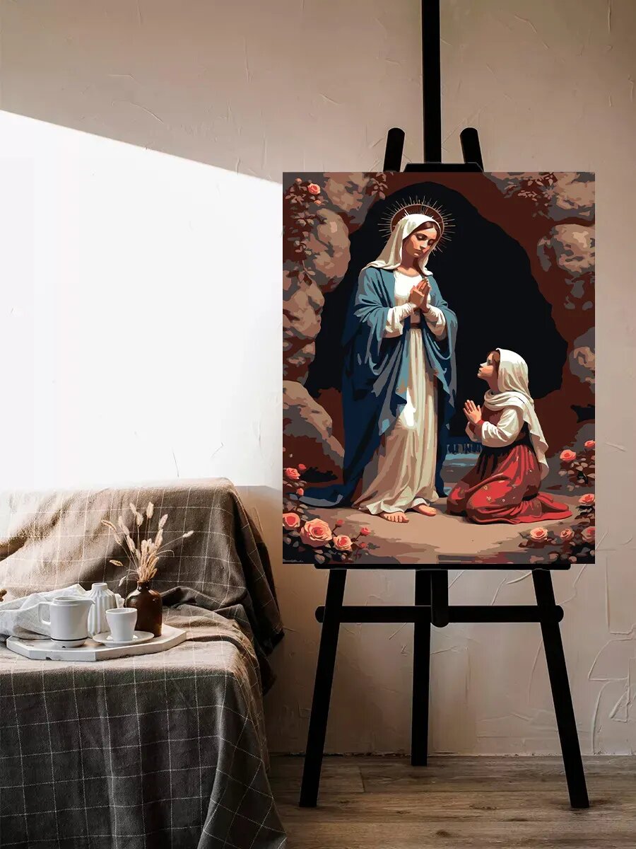 Картина по номерам Непорочное Сердце Девы Марии Религия