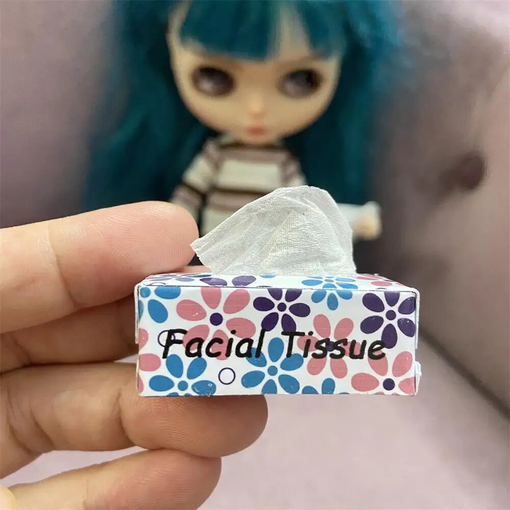 Миниатюрное бумажное полотенце для кукольного домика FJ&LUK HOUSE style 4