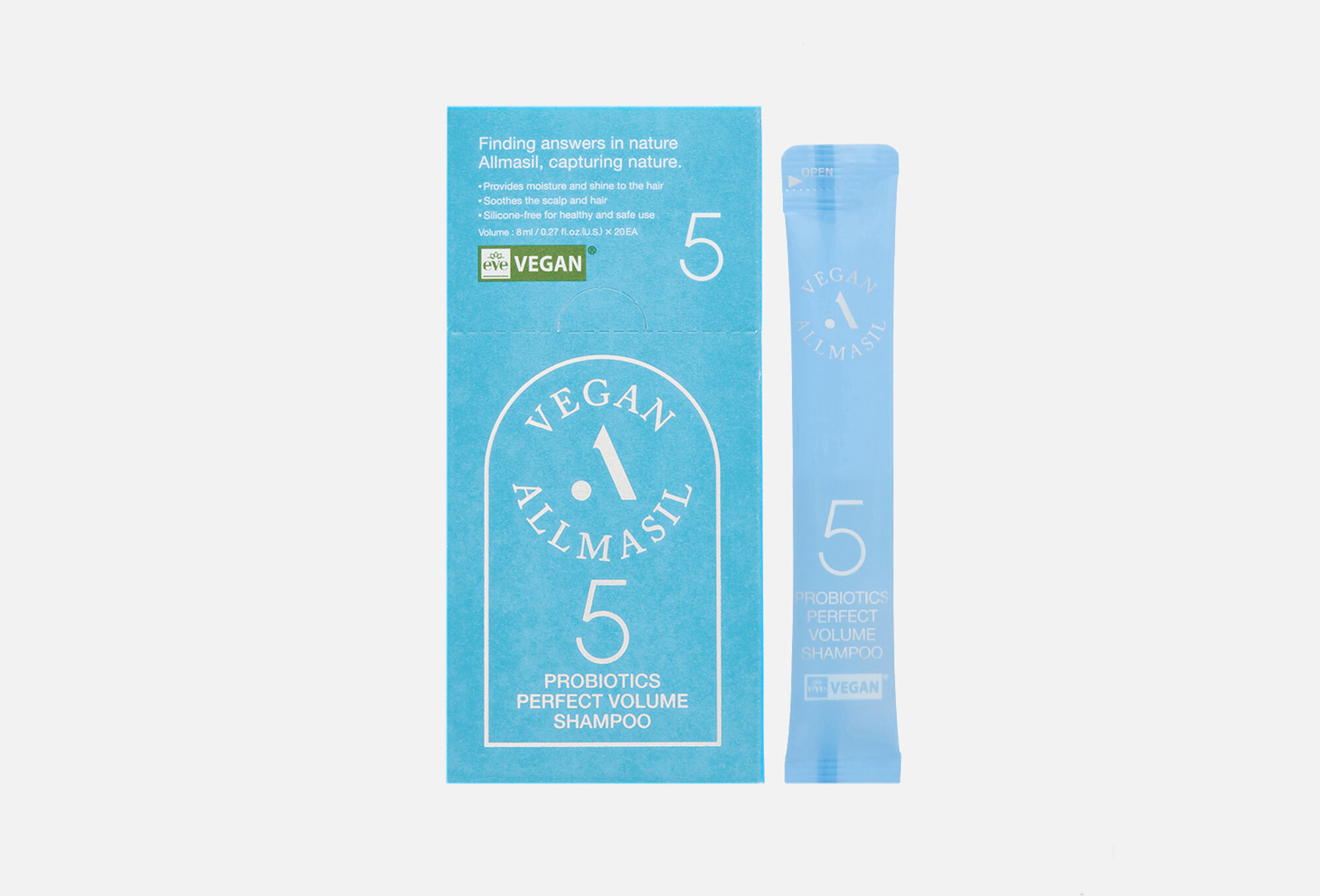 Шампунь для объема волос ALLMASIL 5 Probiotics Perfect Volume Shampoo