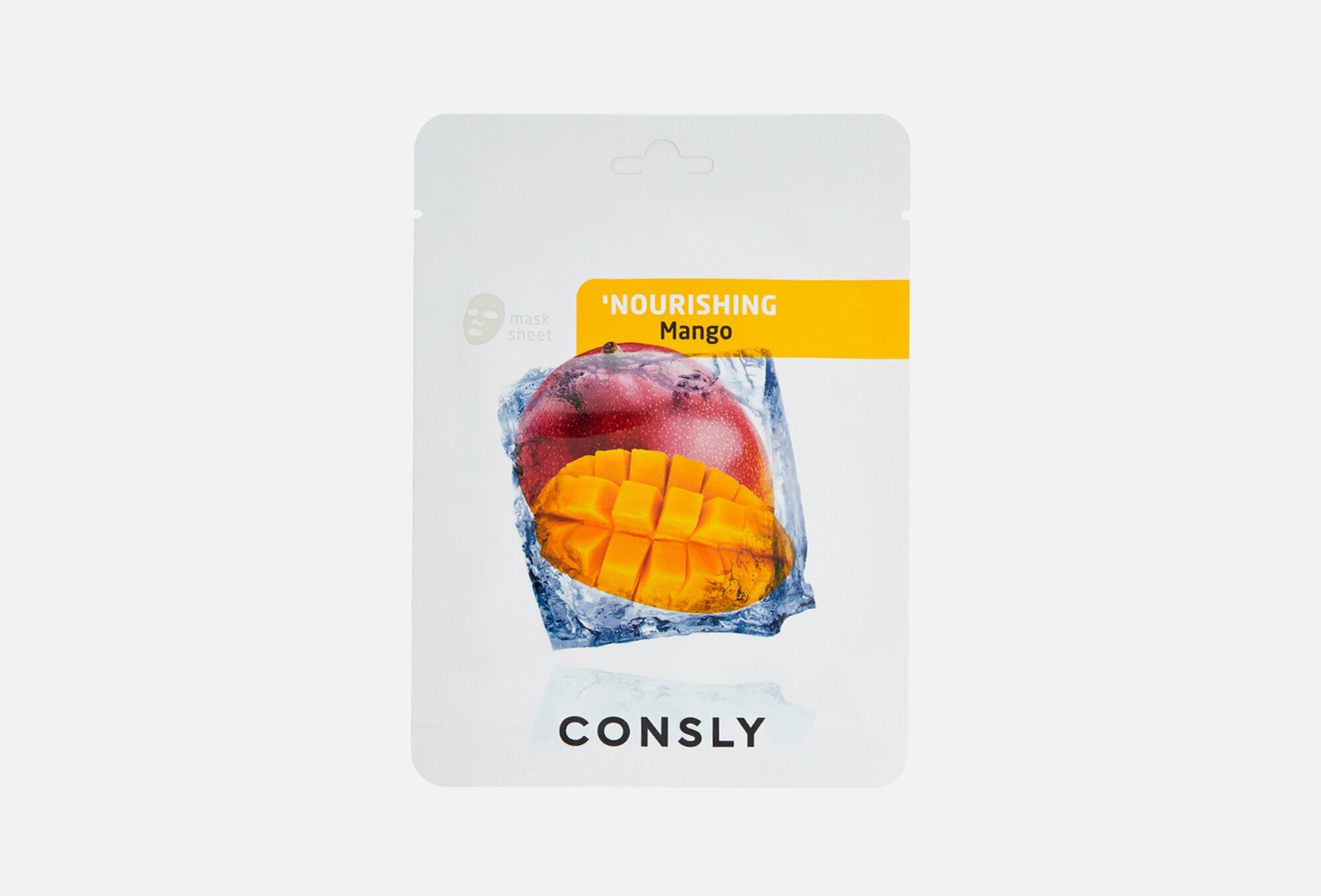 Питательная тканевая маска с экстрактом манго CONSLY Mango Nourishing Mask Pack