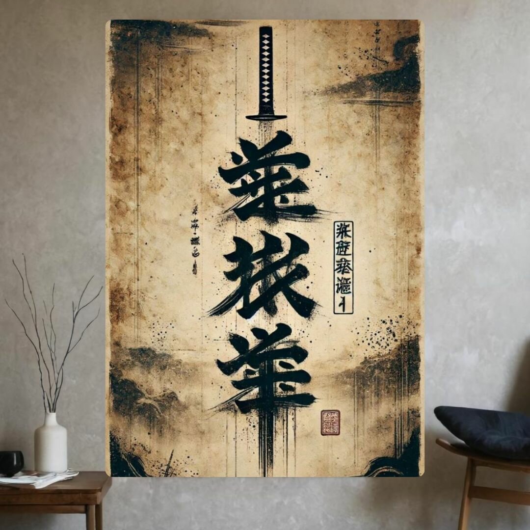 Картина на металле Япония (постер), 20*30см