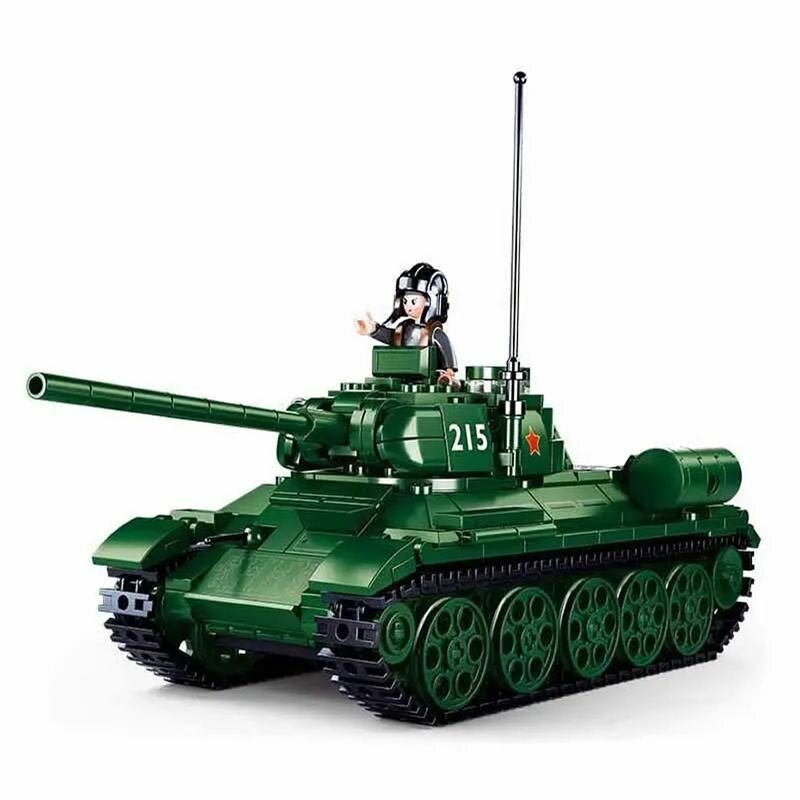 Конструктор SLUBAN серия "Армия"/танк - 215/Мальчики игрушки (497 шт)