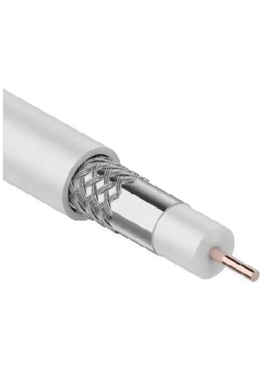 Коаксиальный кабель RG-6U, 75ОМ, бухта 100м