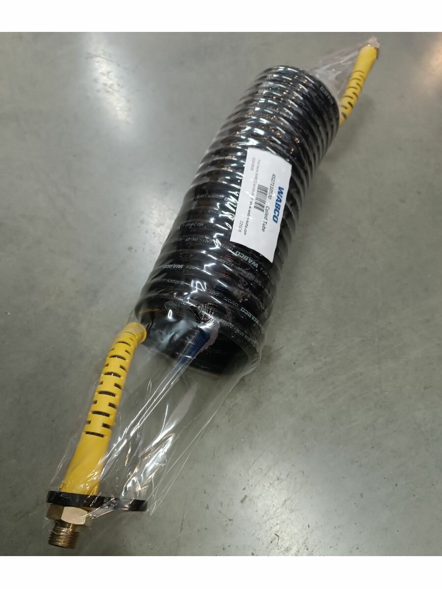 Шланг спиральный жёлтый штуцер M16x1.5x4500 , арт. 4527110570 WABCO
