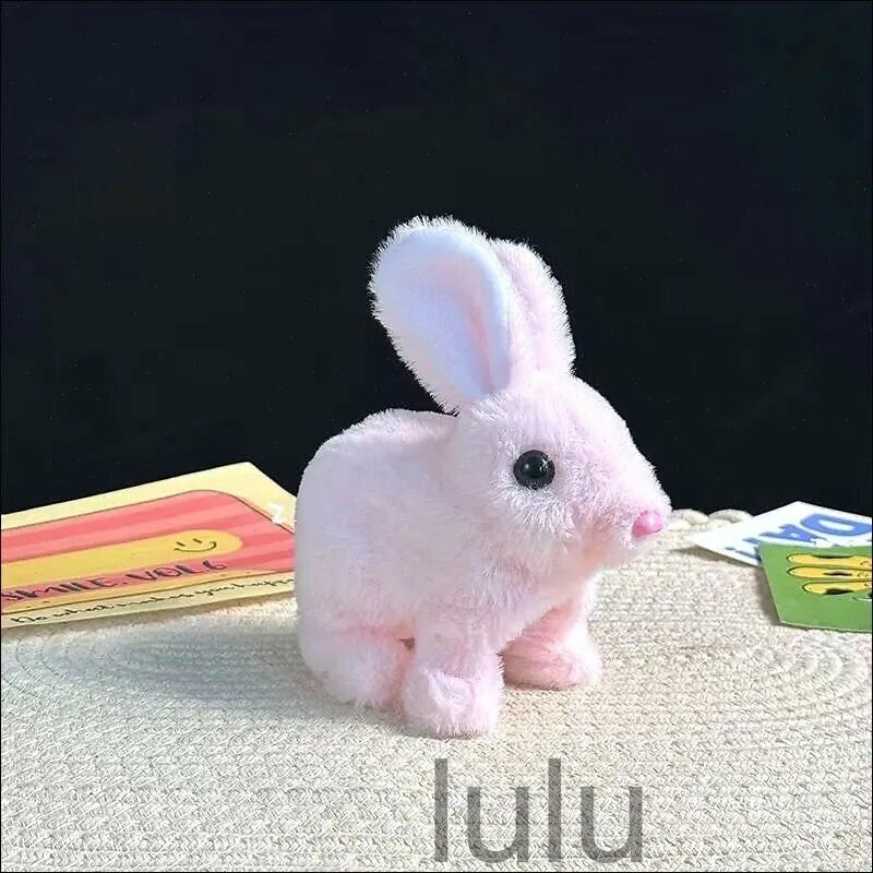 Интерактивная игрушка Зайчик, прыгающий кролик, в подарочной упаковке, детская мягкая игрушка на день рождения, подарки на праздник