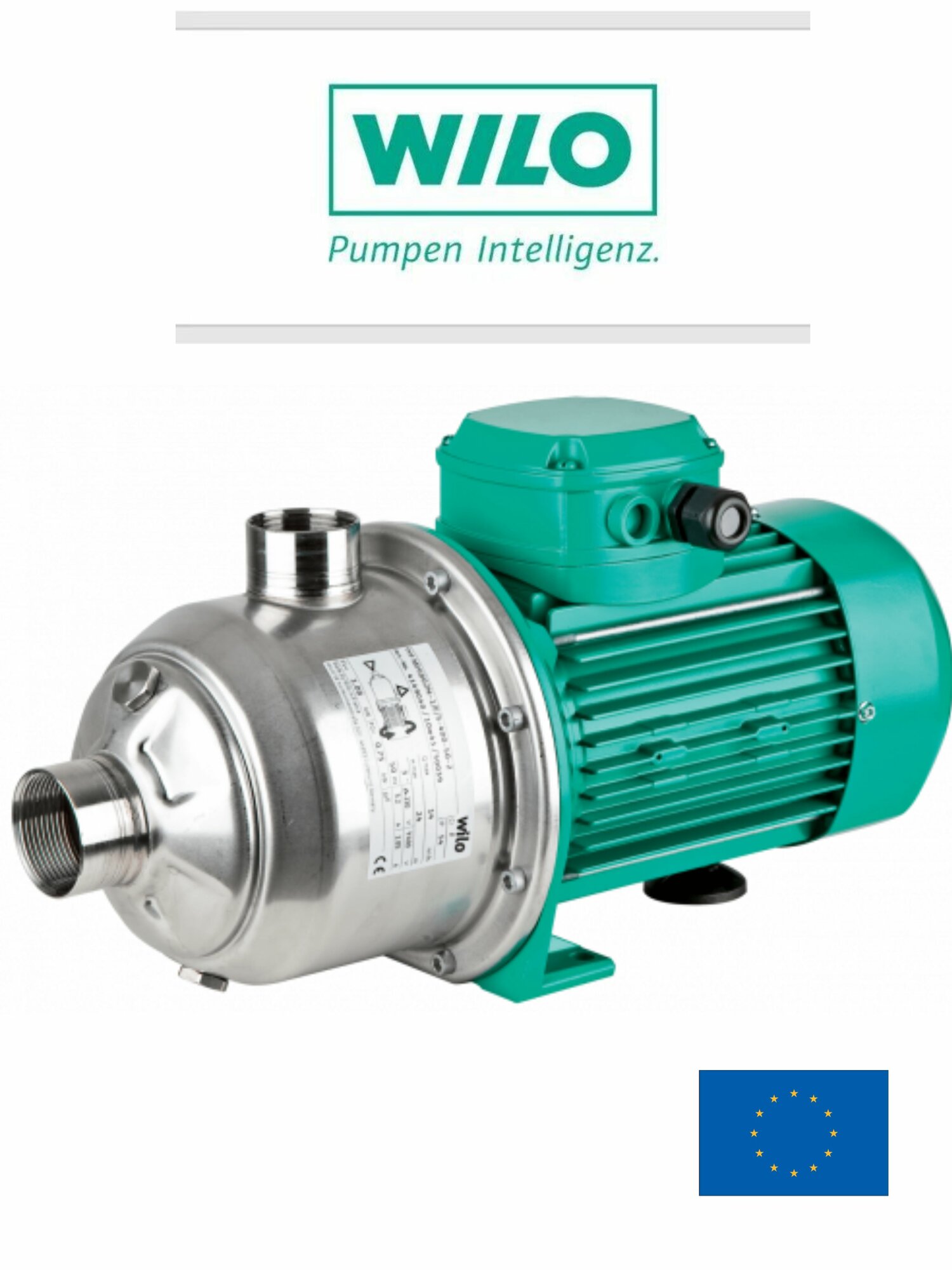 Центробежный насос (высокого давления, многоступенчатый, горизонтальный, повысительный ) Wilo NATIVE MHI 403-1/E/3-400-50-2 (4024295)