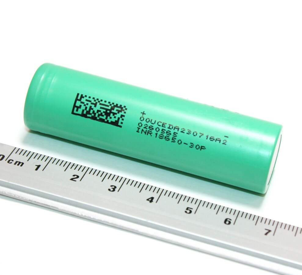 Аккумулятор DMEGC INR18650/30P 3,6V, 3000mAh, 30A Li-ion высокотоковый