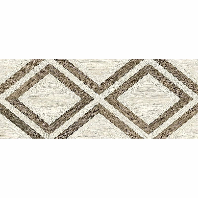 Настенная керамическая плитка Laparet Wisdom бежевый узор 20х50 см для стен современный дизайн