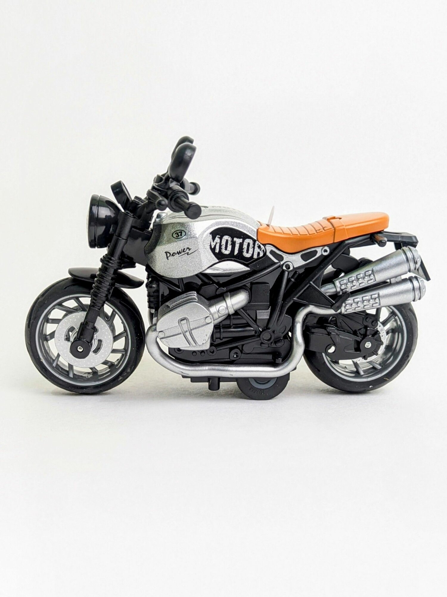 Мотоцикл игрушка , спортбайк , звуковые и световые эффекты ,14 см длина