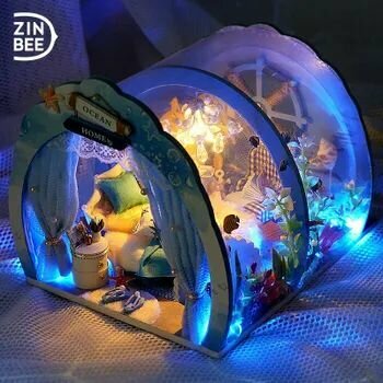 Румбокс реалистичная модель дома DIY"Секреты морского дна'